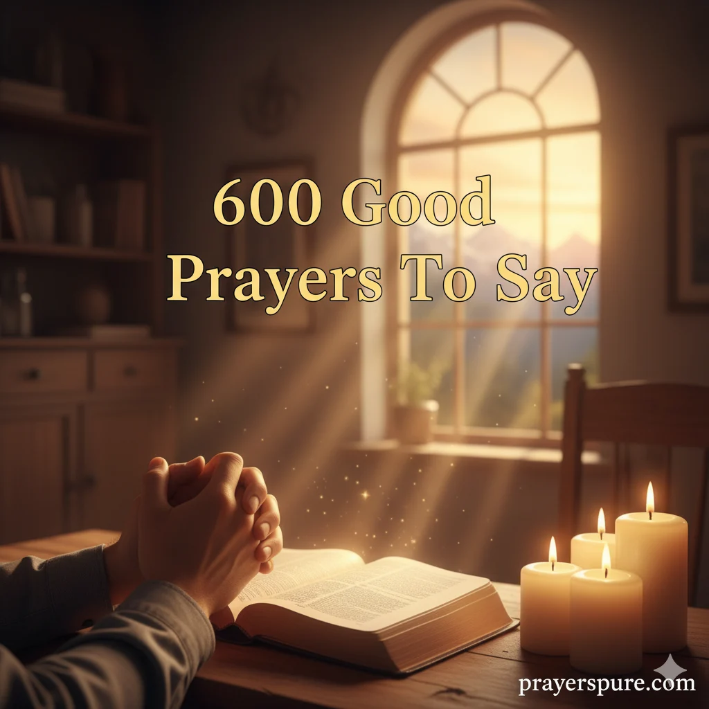 600 Short and Powerful Good Prayers to Say in 2026